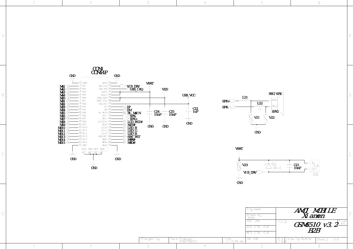 Amoisonic D89 Schematic