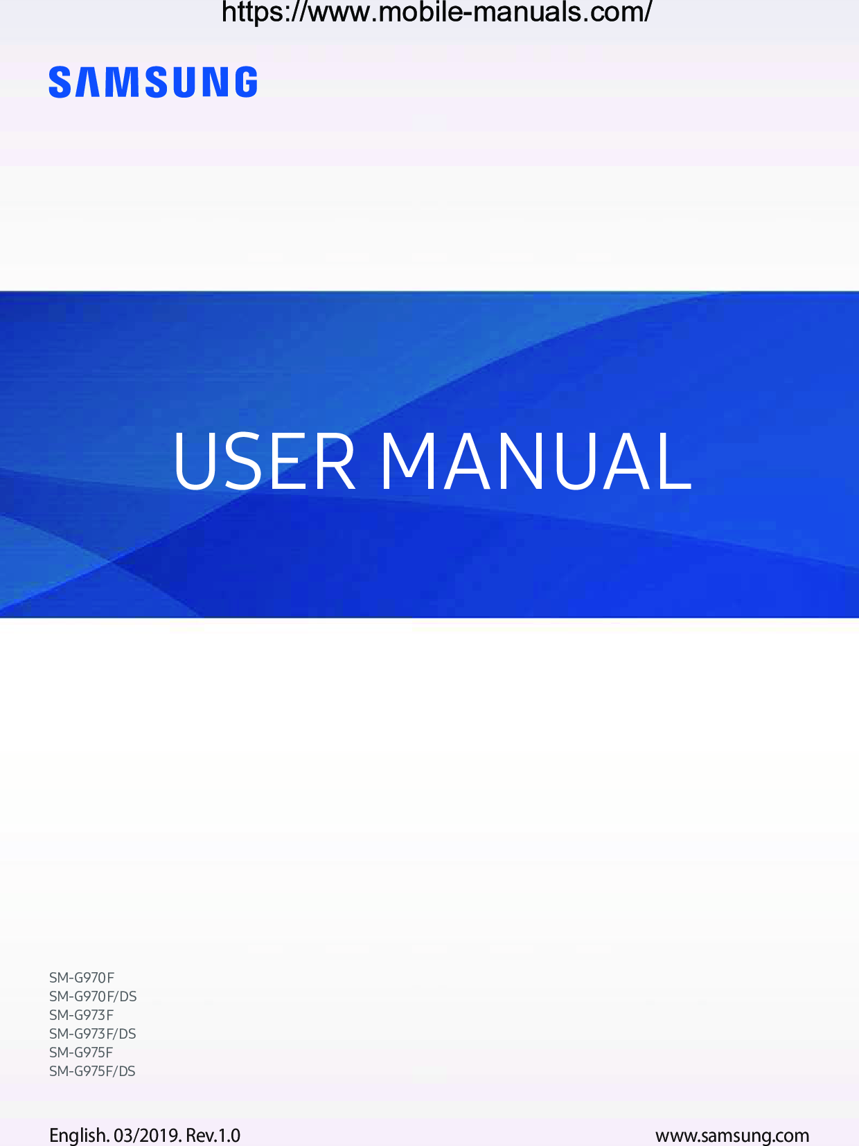 Galaxy S10 User Manual SM G97X English UK Pie Compressed Watermark