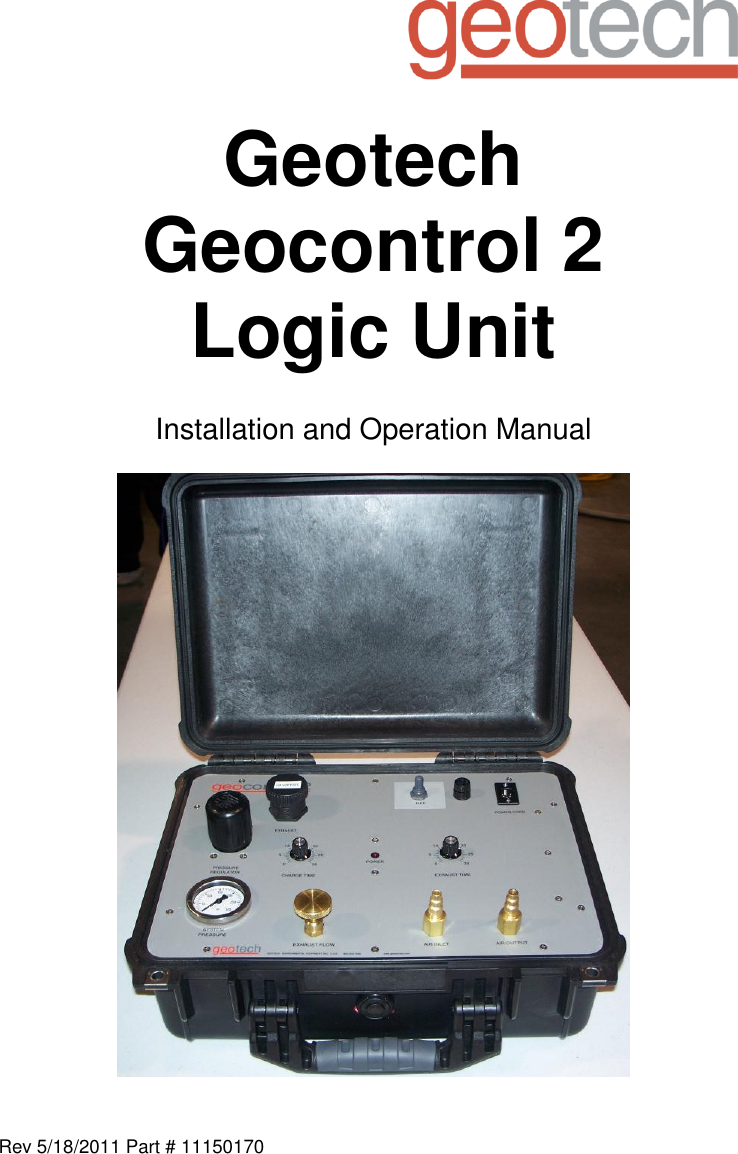 Geotech Geocontrol 2 Logic Unit