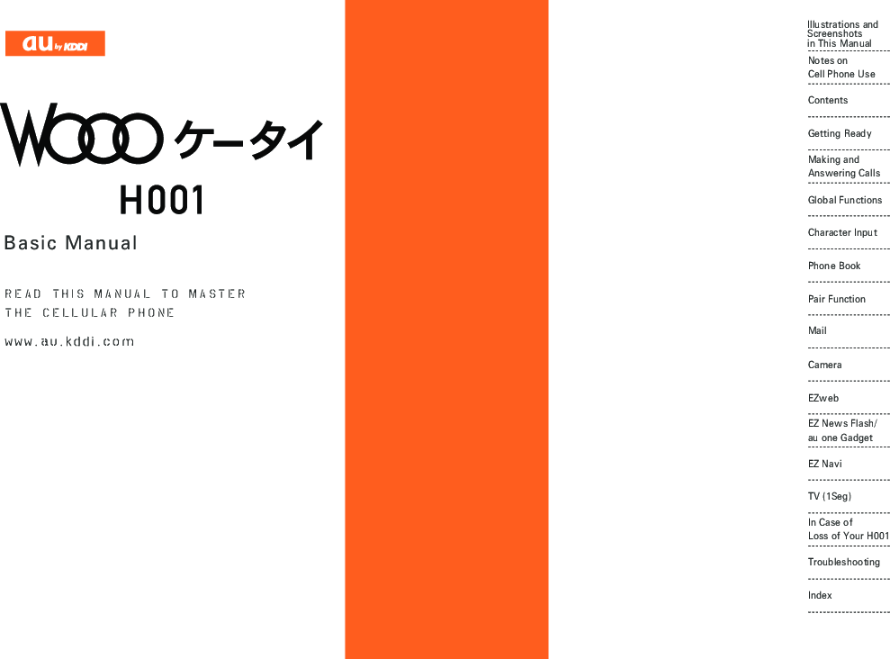 Hitachi H001 User Manual
