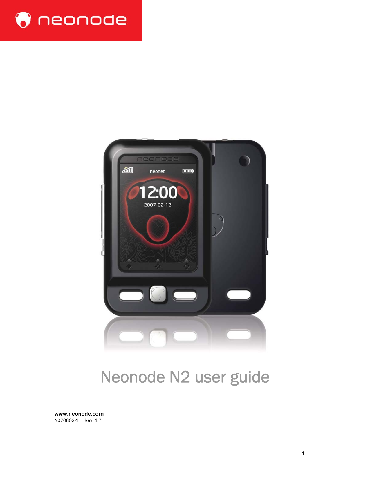 N2 Manual Neonode User