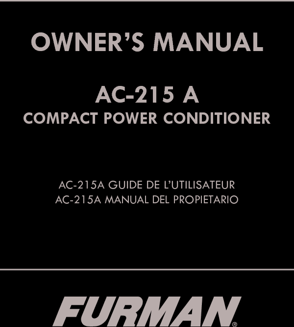 Pdf Ac 215A Manual User