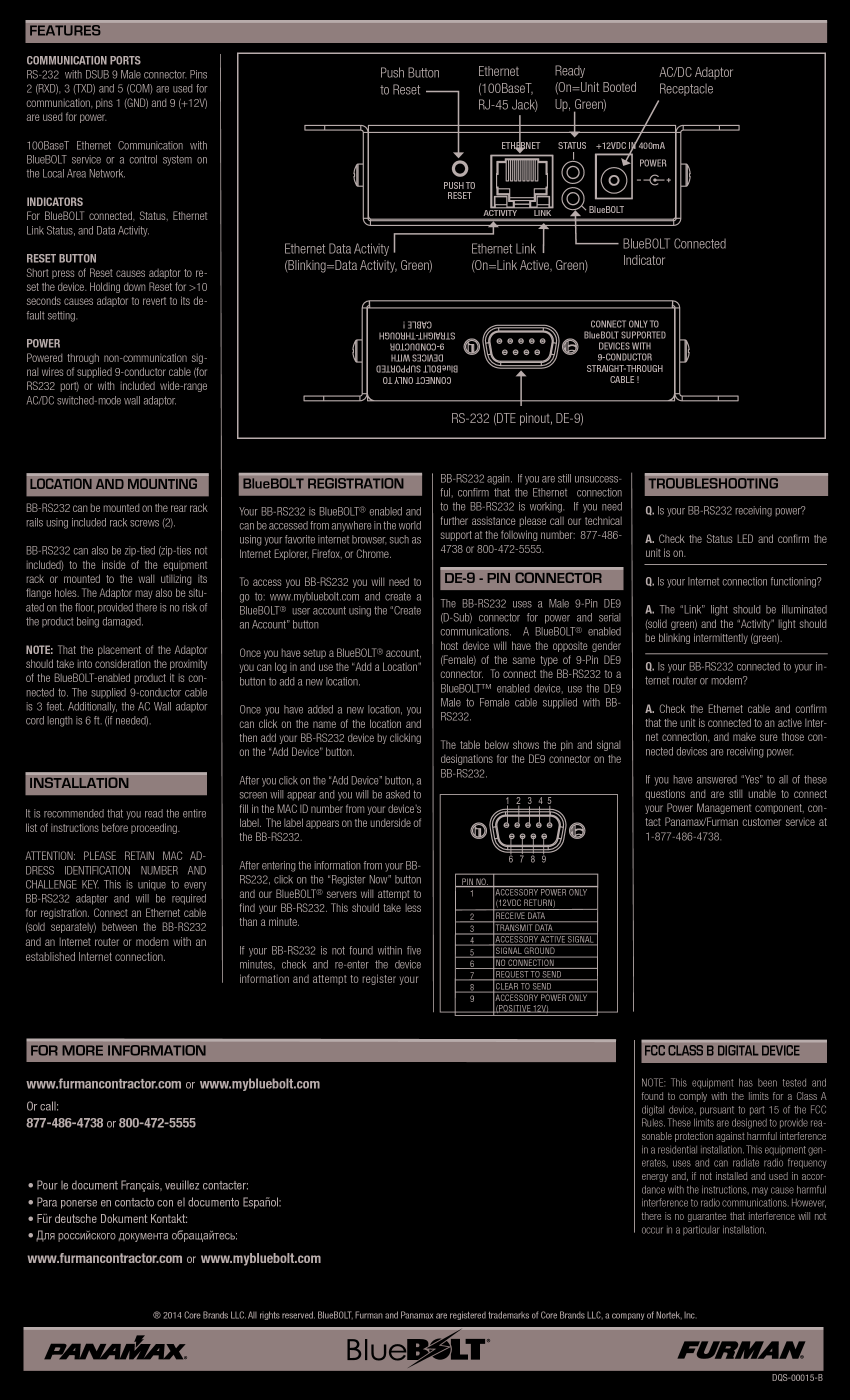 Pdf Bb Rs232 Quick Start Guide User Manual