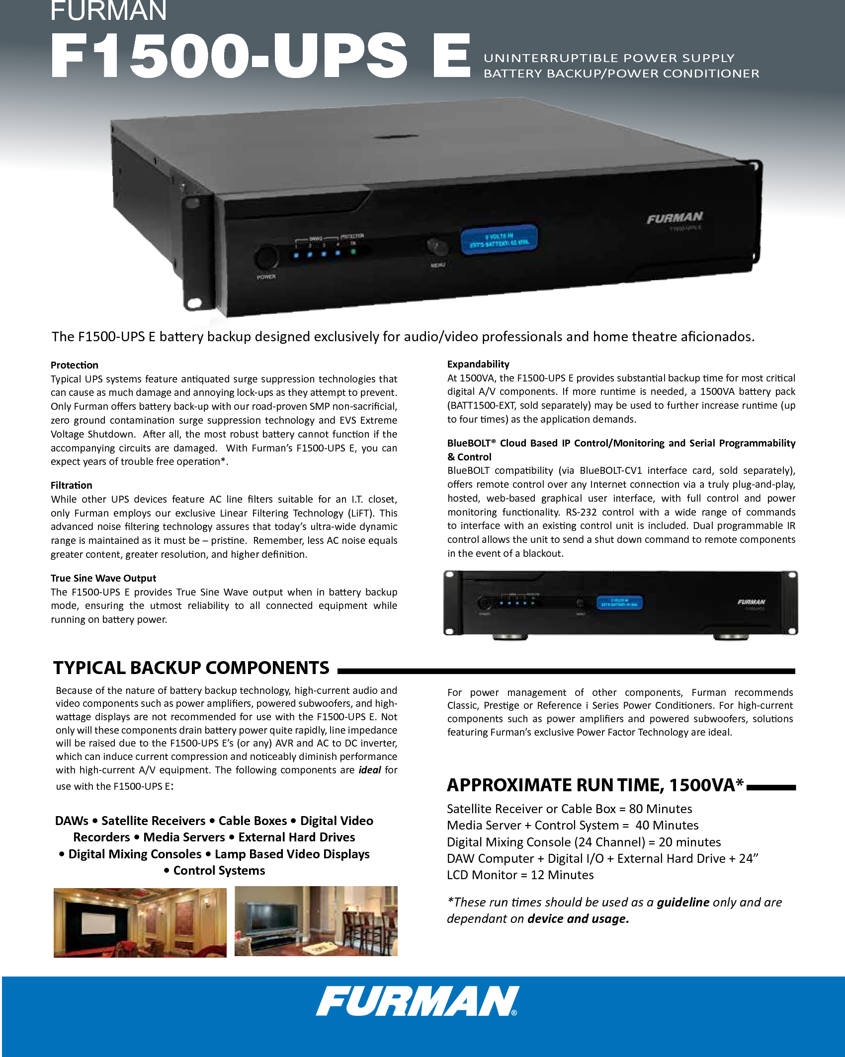 Pdf F1500 Ups E Datasheet User Manual