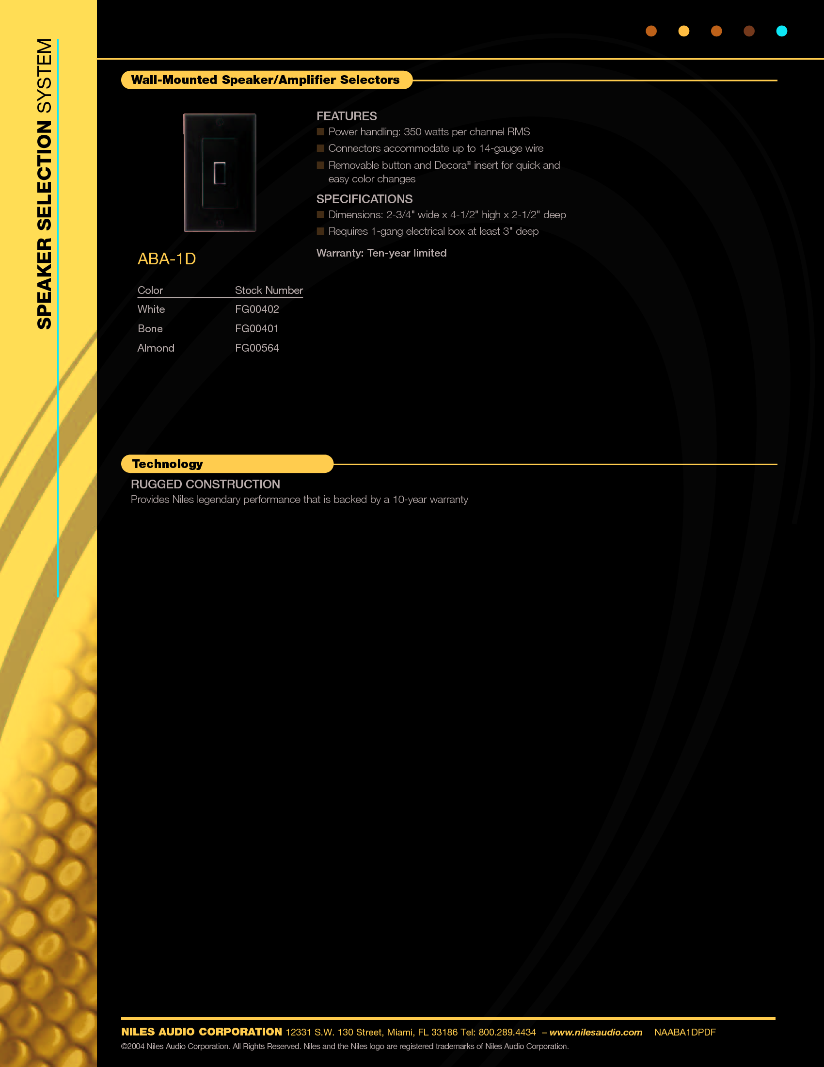 Pdf Fg00402 Aba 1D Datasheet 2 User Manual