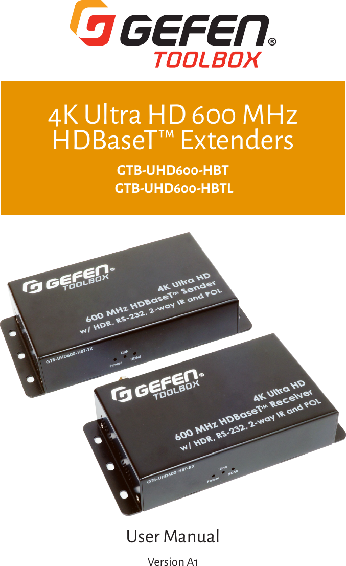 Pdf GTB UHD600 HBT Manual