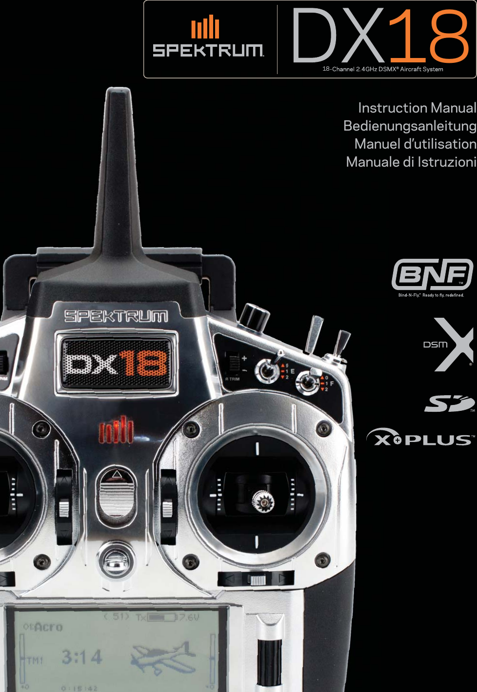 34003 SPM DX18 With Sound Manual.indb SPM18100 Manual EN