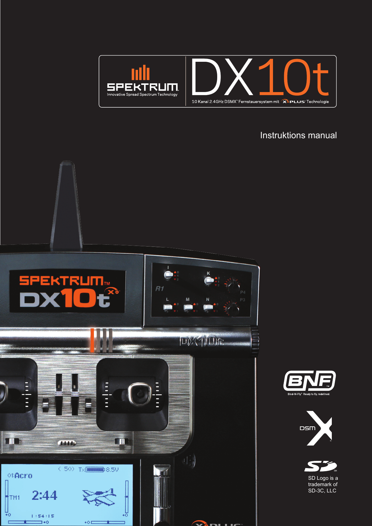 DX10t A4 SPM2800US Manual Swed