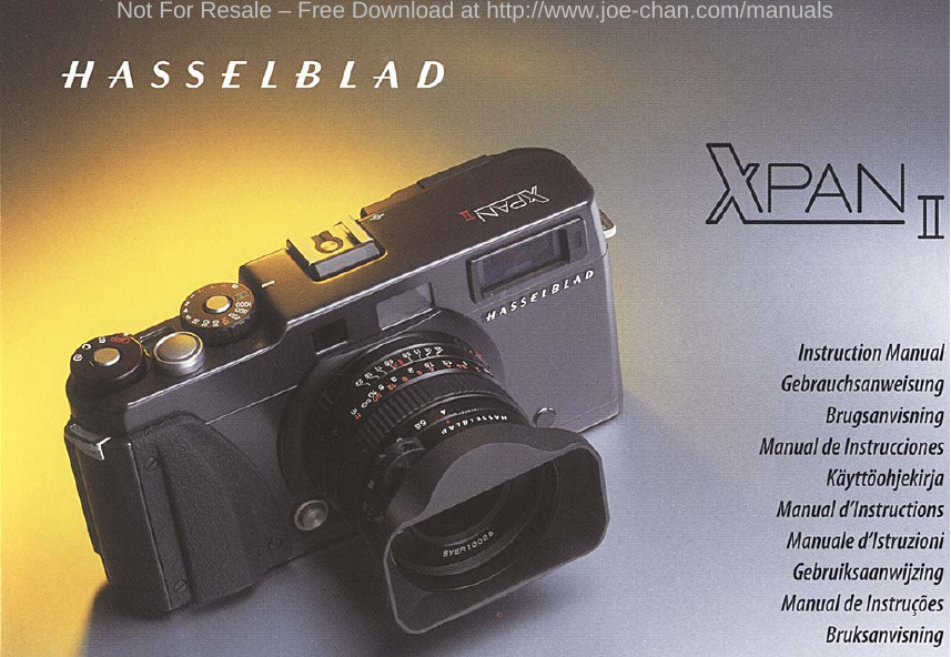 XPAN II Instruction Manual