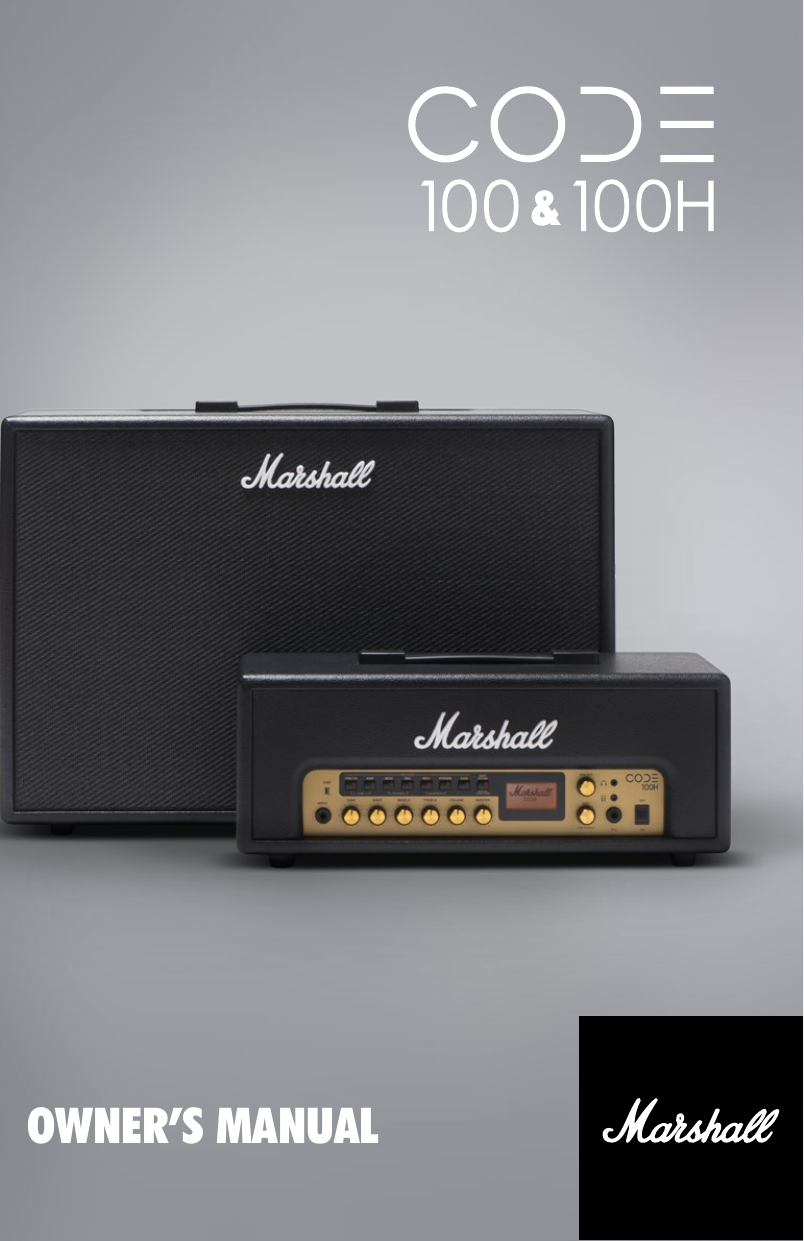 Marshall Amplification Plc CODE100 MD116D Guitar Amplifiers User Manual 1