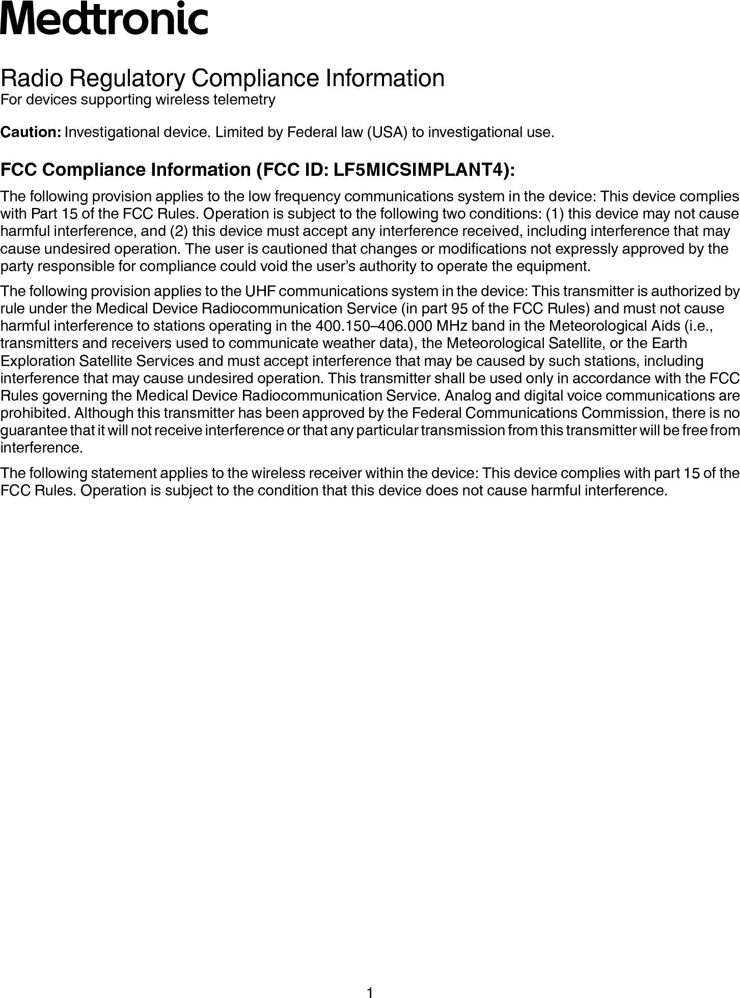 Medtronic MICSIMPLANT4 EV ICD User Manual
