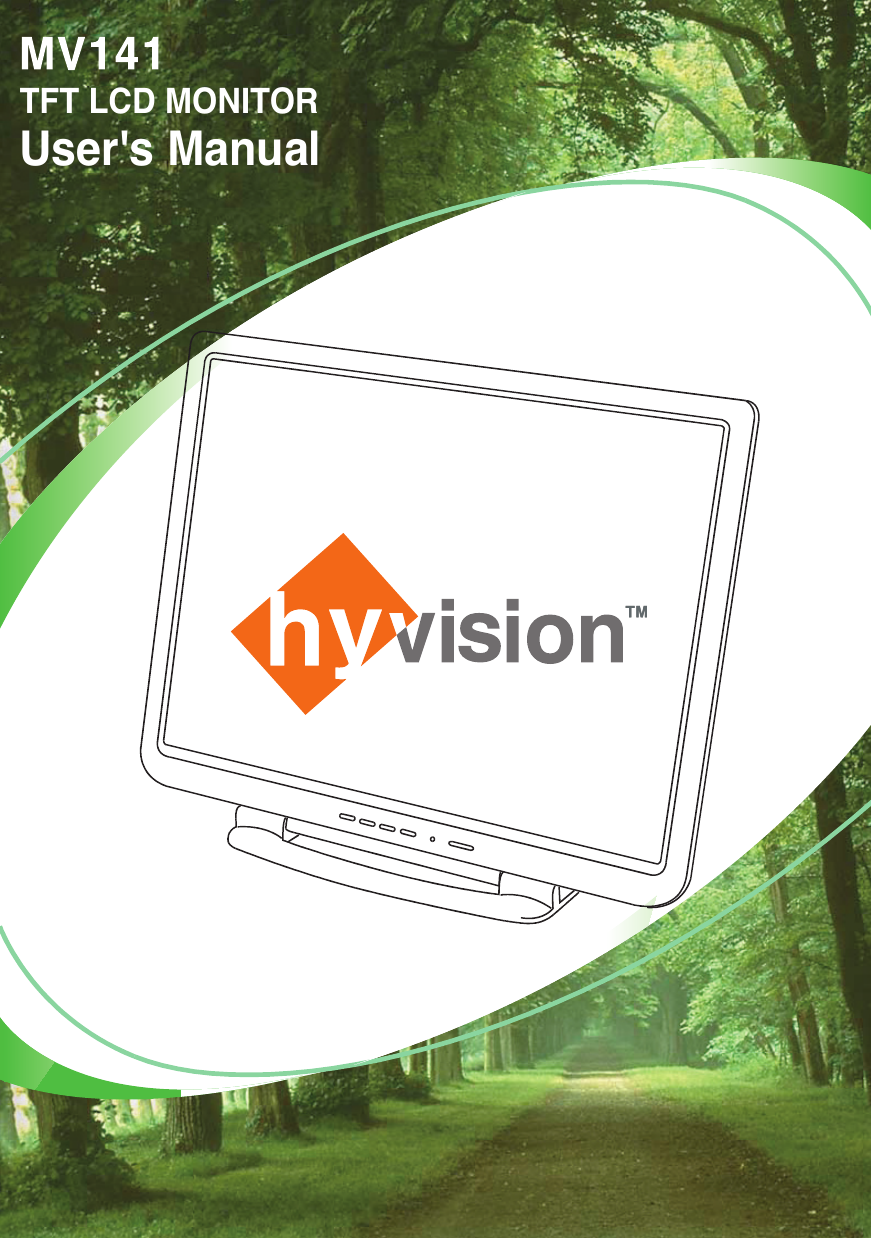 Megavision MV141 lcd monitor User Manual MV141 ENG 0510