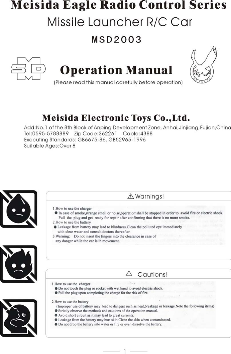 Meisida Electronic Toys MSD20031990 The Missile Launcher- Remote Toys ...