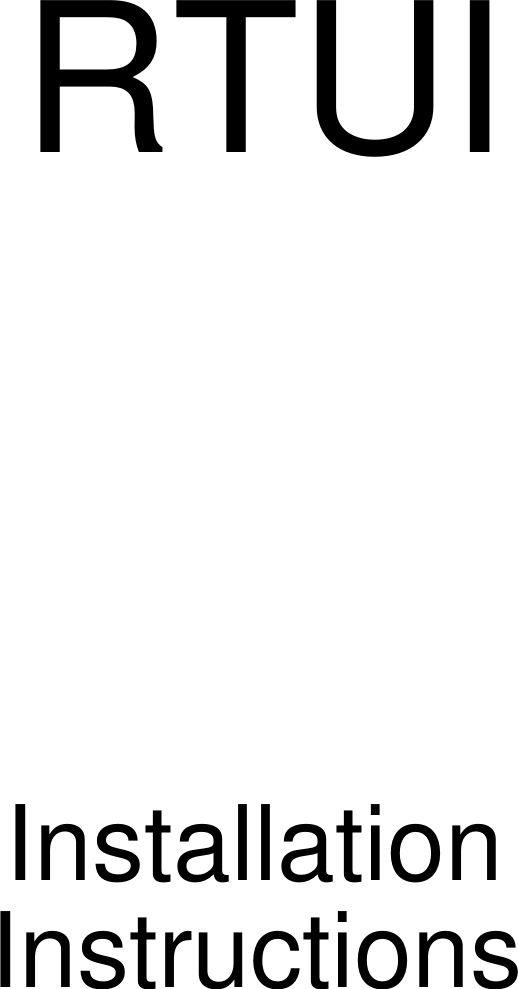 Meneghetti RTUI Induction Range Top User Manual Installation Manual