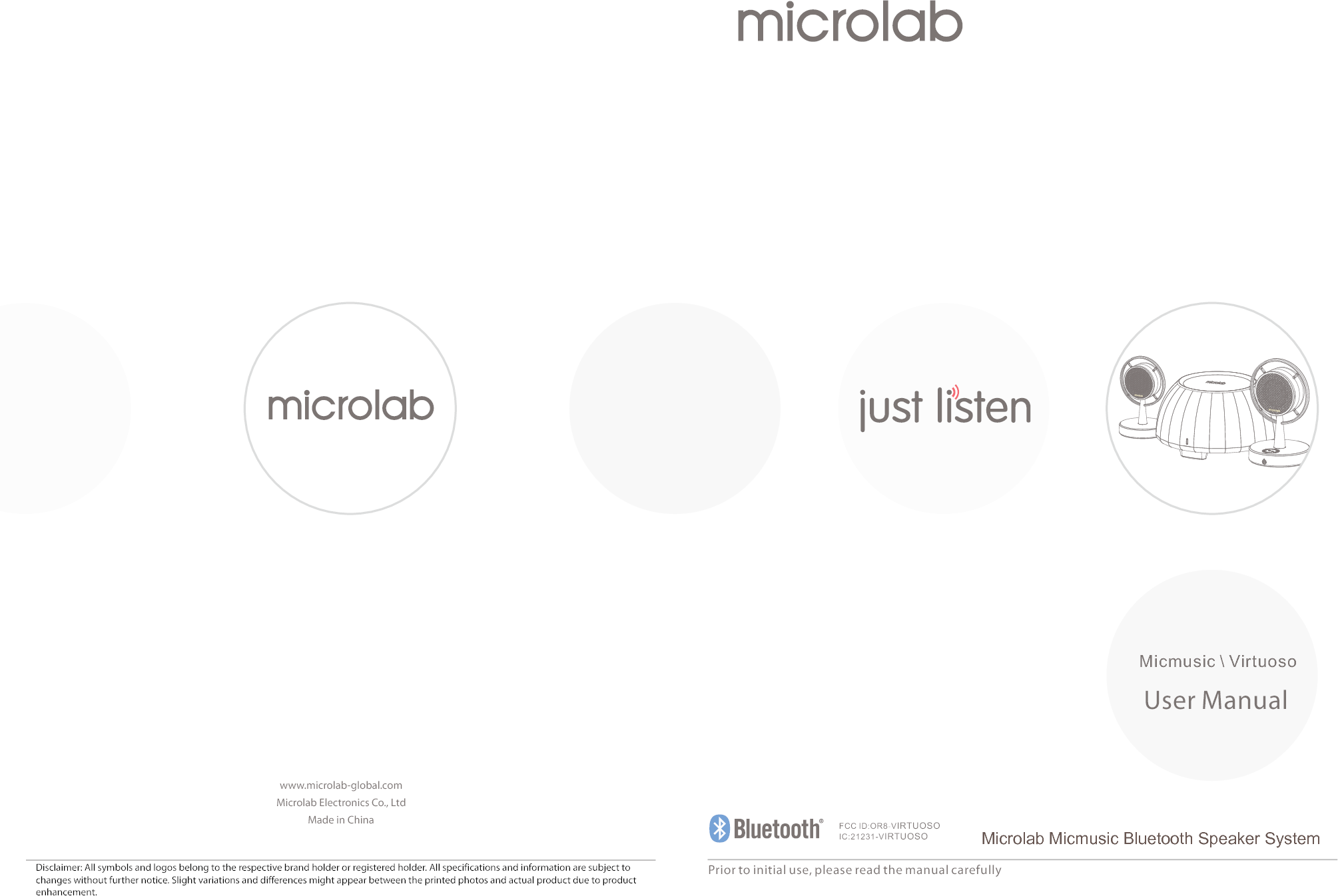 Microlab Electronics VIRTUOSO BLUETOOTH SPEAKER User Manual 2