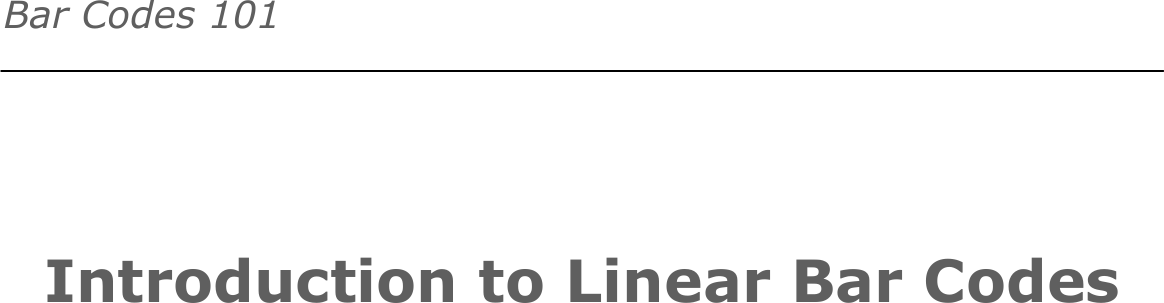 Microsoft P Linear 101 [Read Only] Linearbar Codes