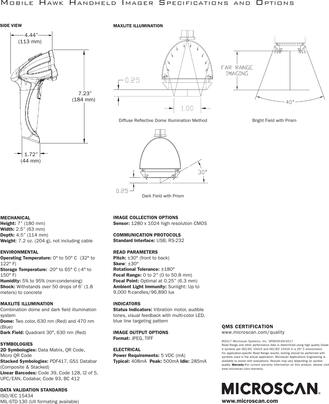 Mobile Hawk Specification Sheet Mobilehawkspec