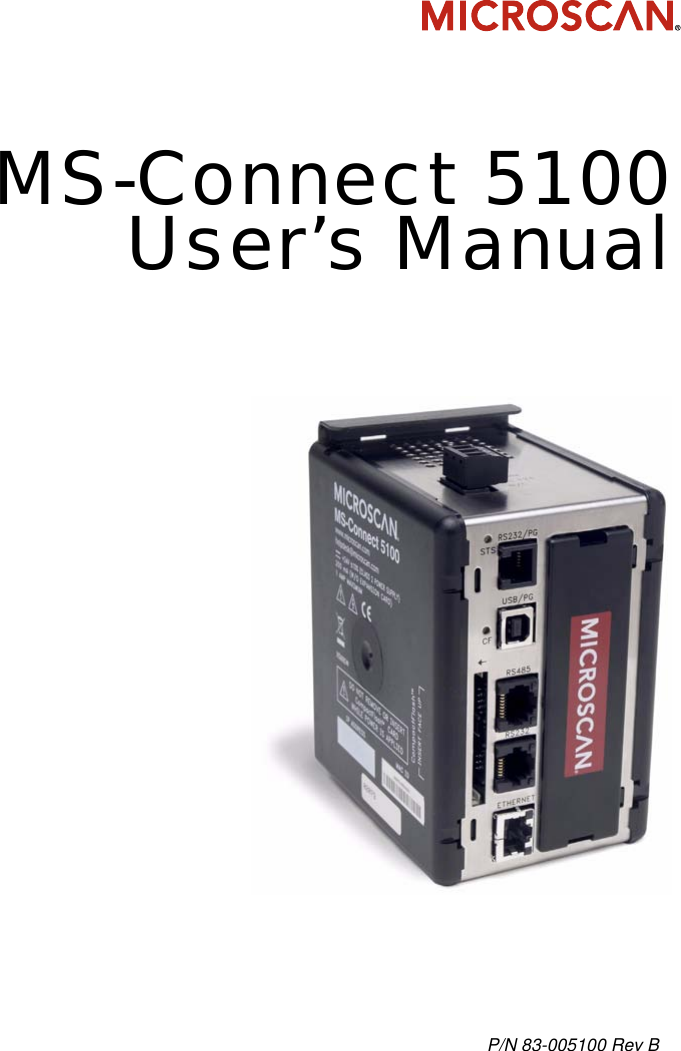 MS Connect 5100 User's Manual Msconnect5100manual