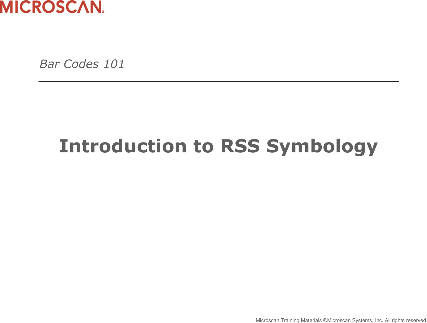 Microsoft P Intro To RSS Train Gs1 databar
