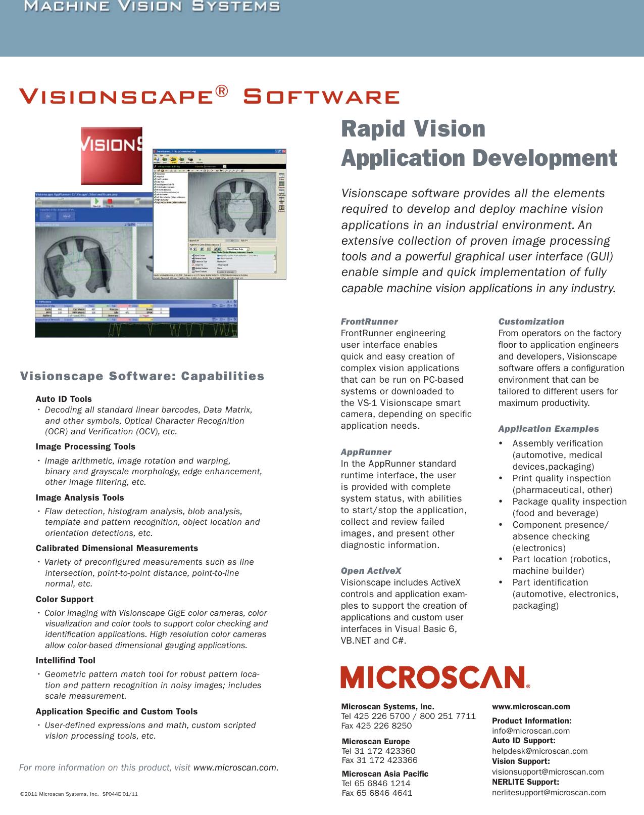 Sp044e0111 Visionscapesoftware Spec