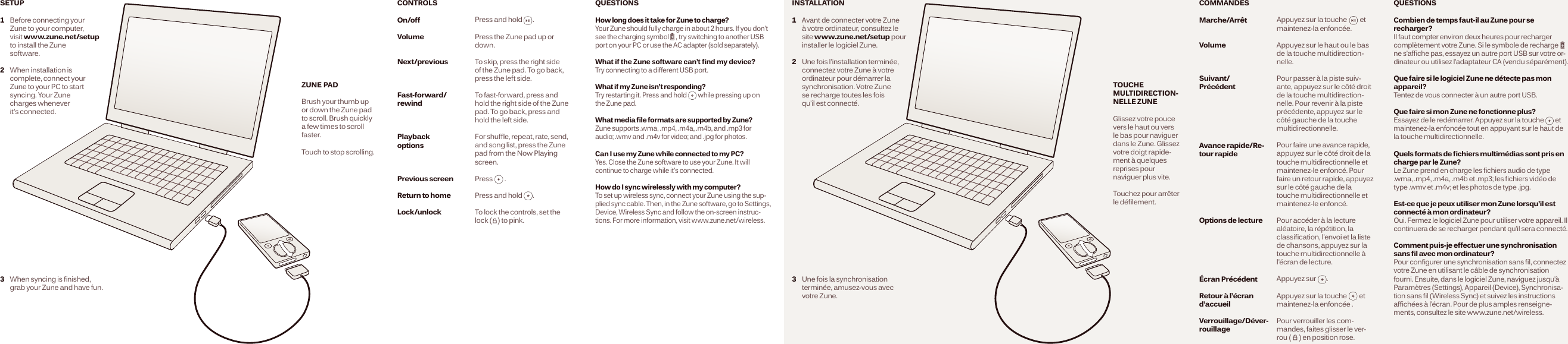 Microsoft Zune 120Gb User Guide