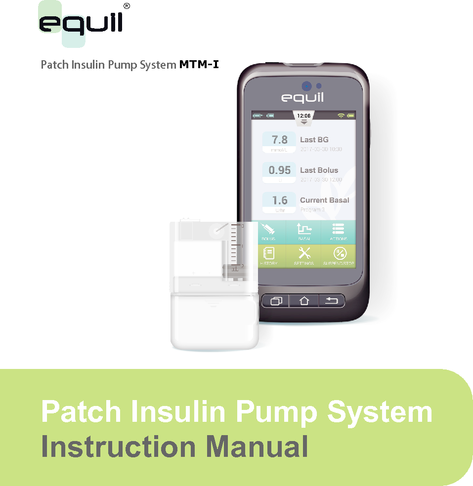 MicroTech Medical 061 Patch Pump User Manual UM1
