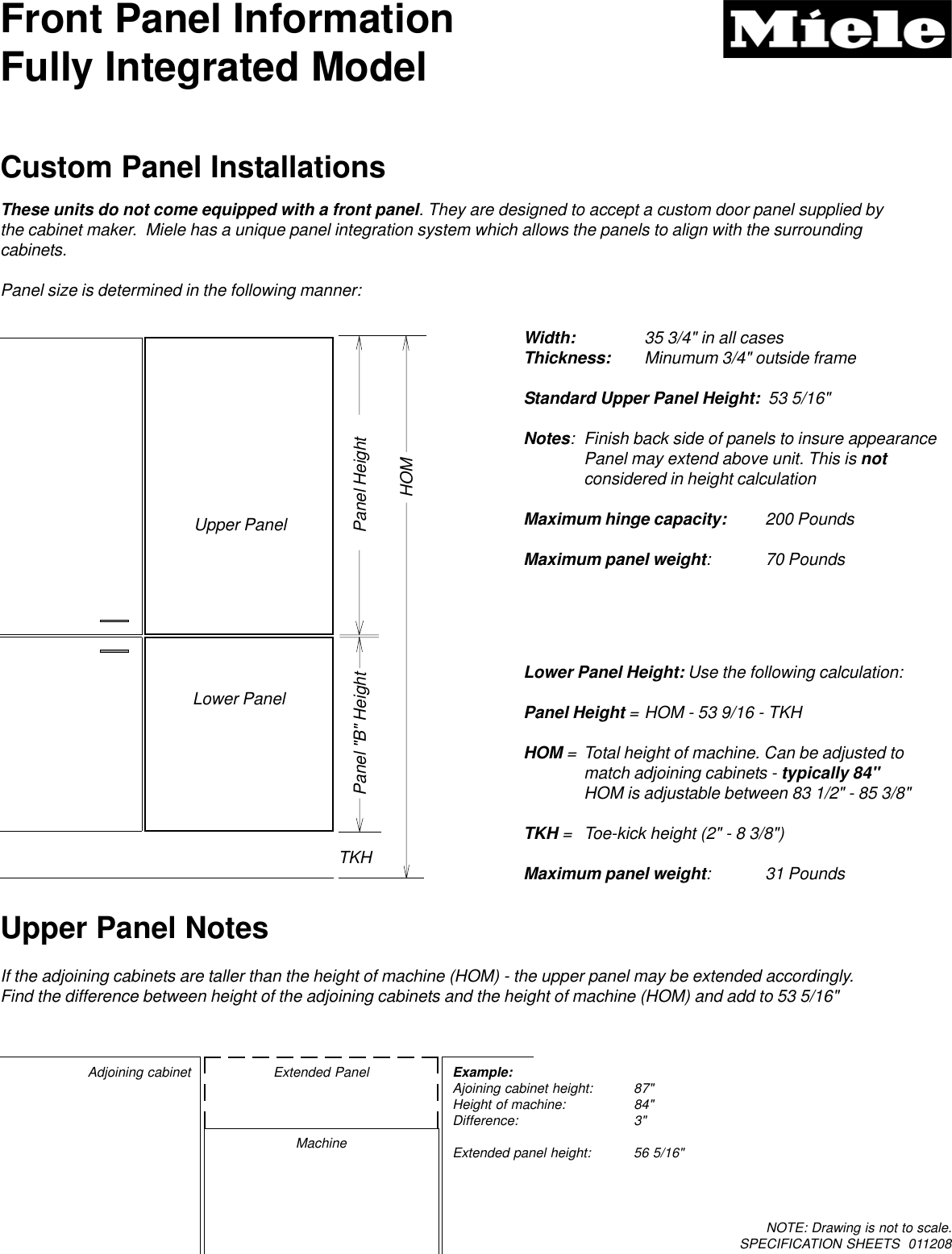 Miele Kf 1901 Vi Specification Sheet 36 Inch Bottom Mount Spec.PMD