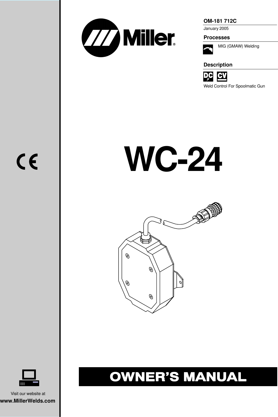 Miller Electric Wc 24 Users Manual O181712c_mil