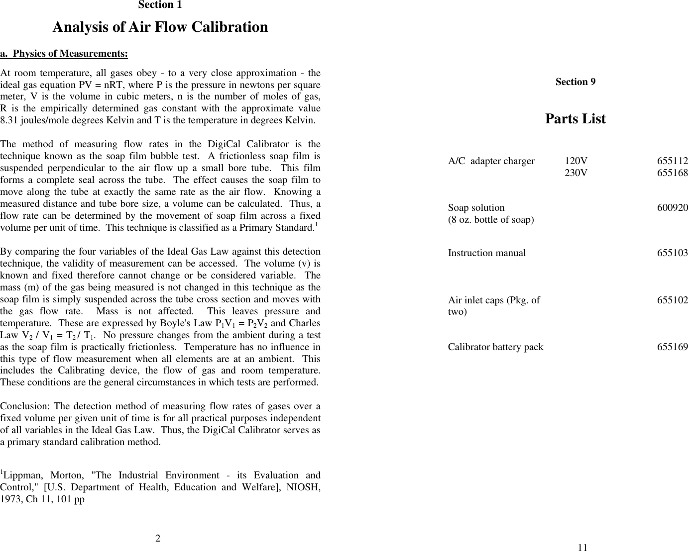 Mine Safety Appliances Msa Digical Primary Calibrator P Man003 Users ...