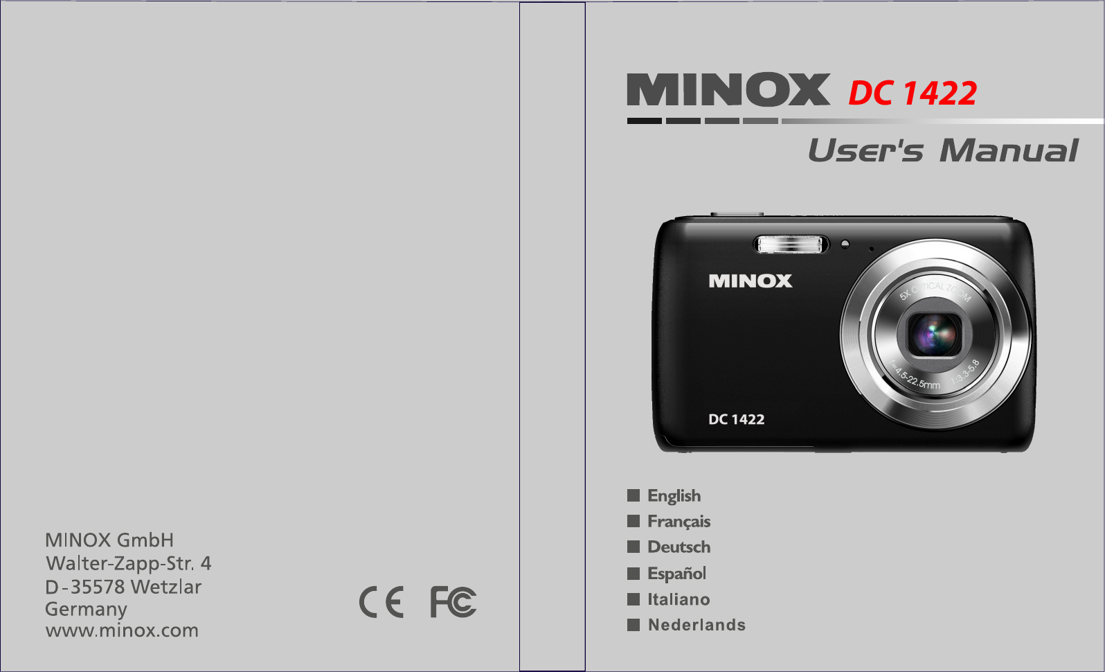 Minox Dc 1422 Users Manual