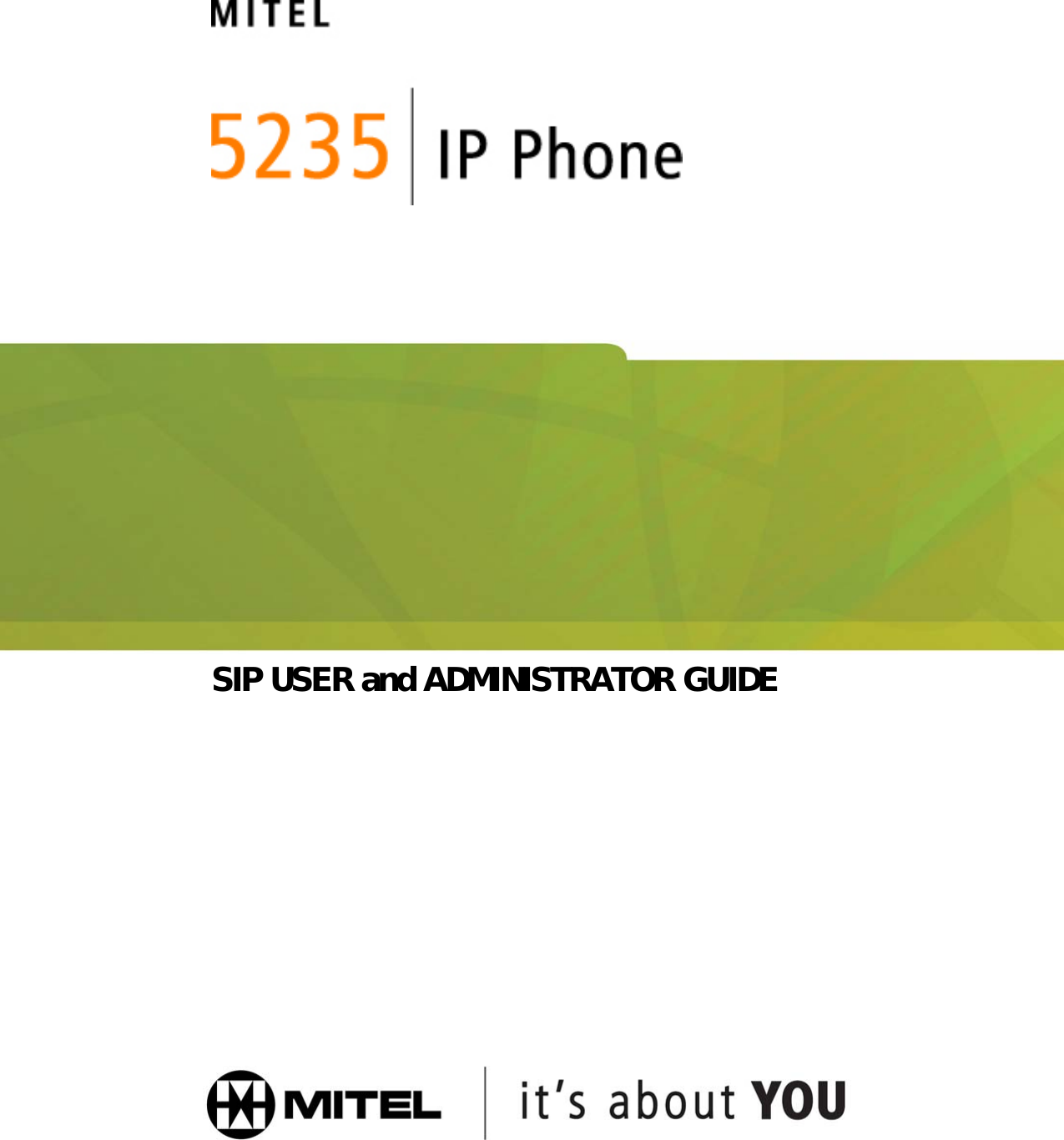 Mitel Networks 5235 Ip Phone Users Manual Lskks