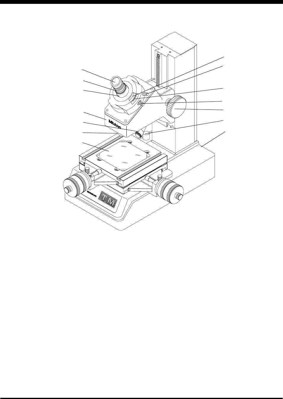 Mitutoyo Microscope And Magnifier Tm 500 Users Manual Toolmakers Microscopes