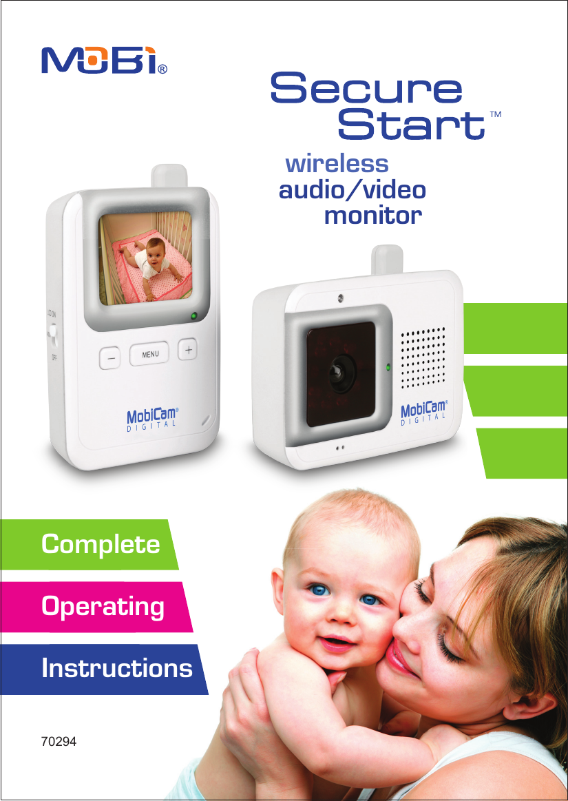 Mobi Technologies 70294R MobiCam Clear & Secure Digital Audi/Video Monitor User Manual