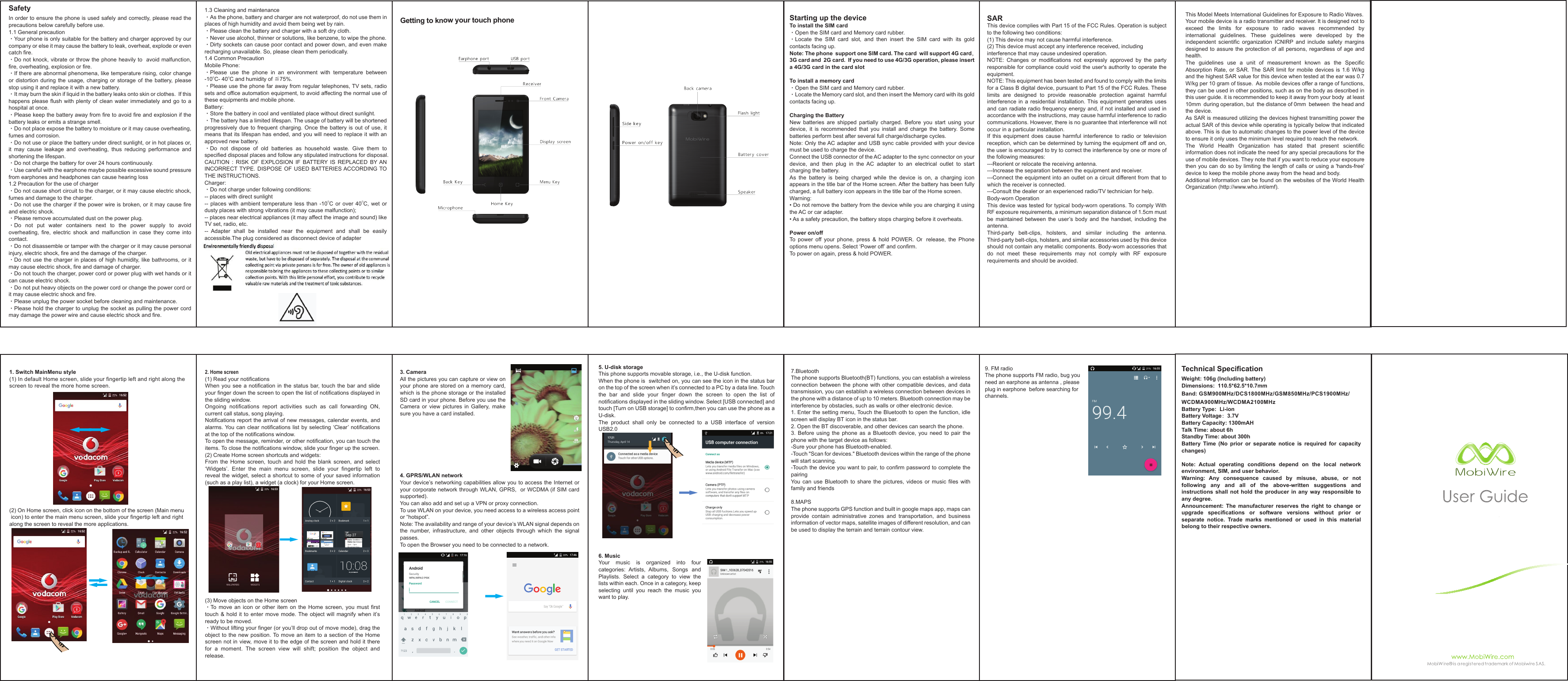 MobiWireS HALONA 3G SmartPhone User Manual H405F English UM 20160330 for CE