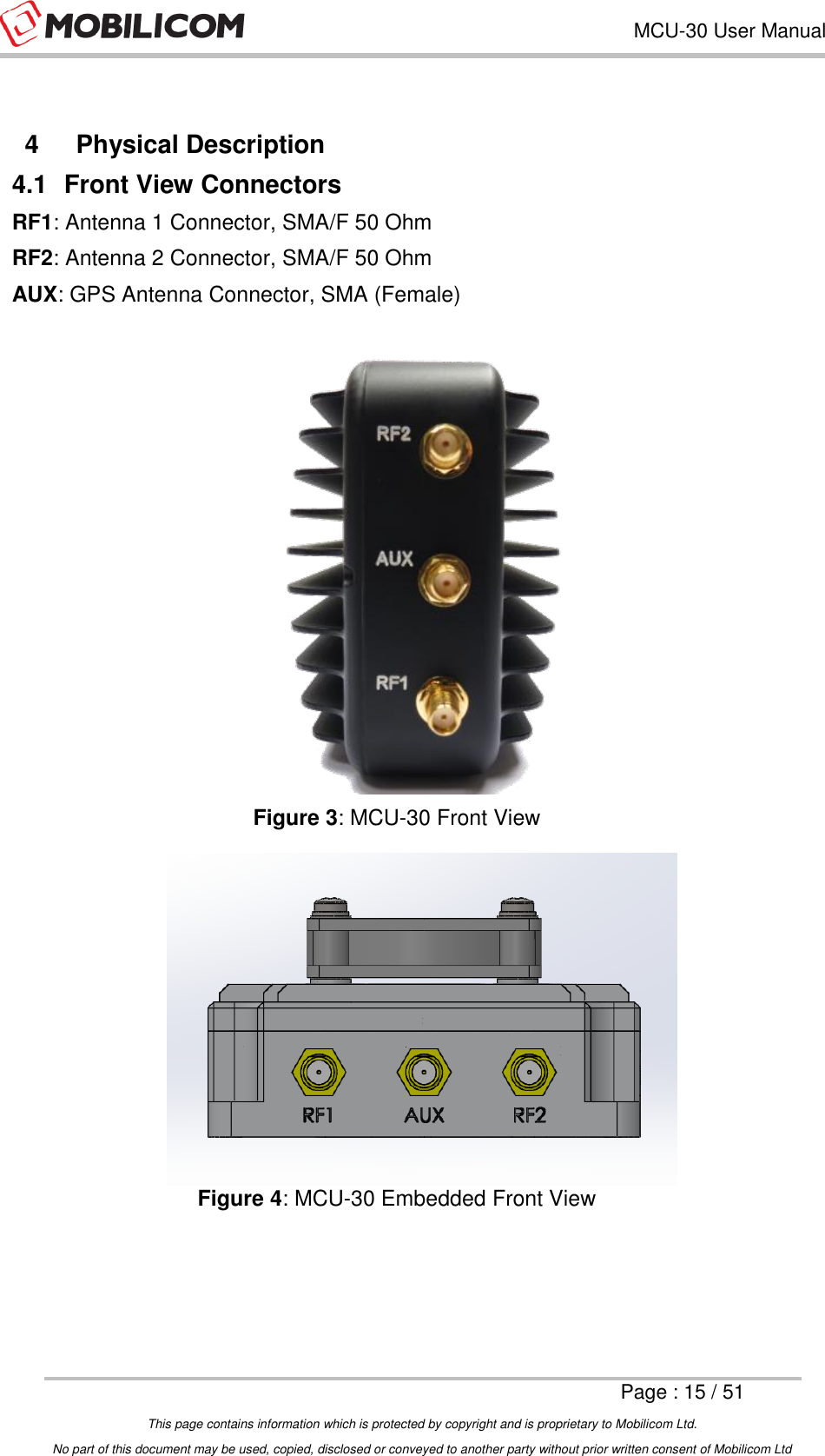 Mobilicom MCU-30 Communication unit used for security, robotics ...