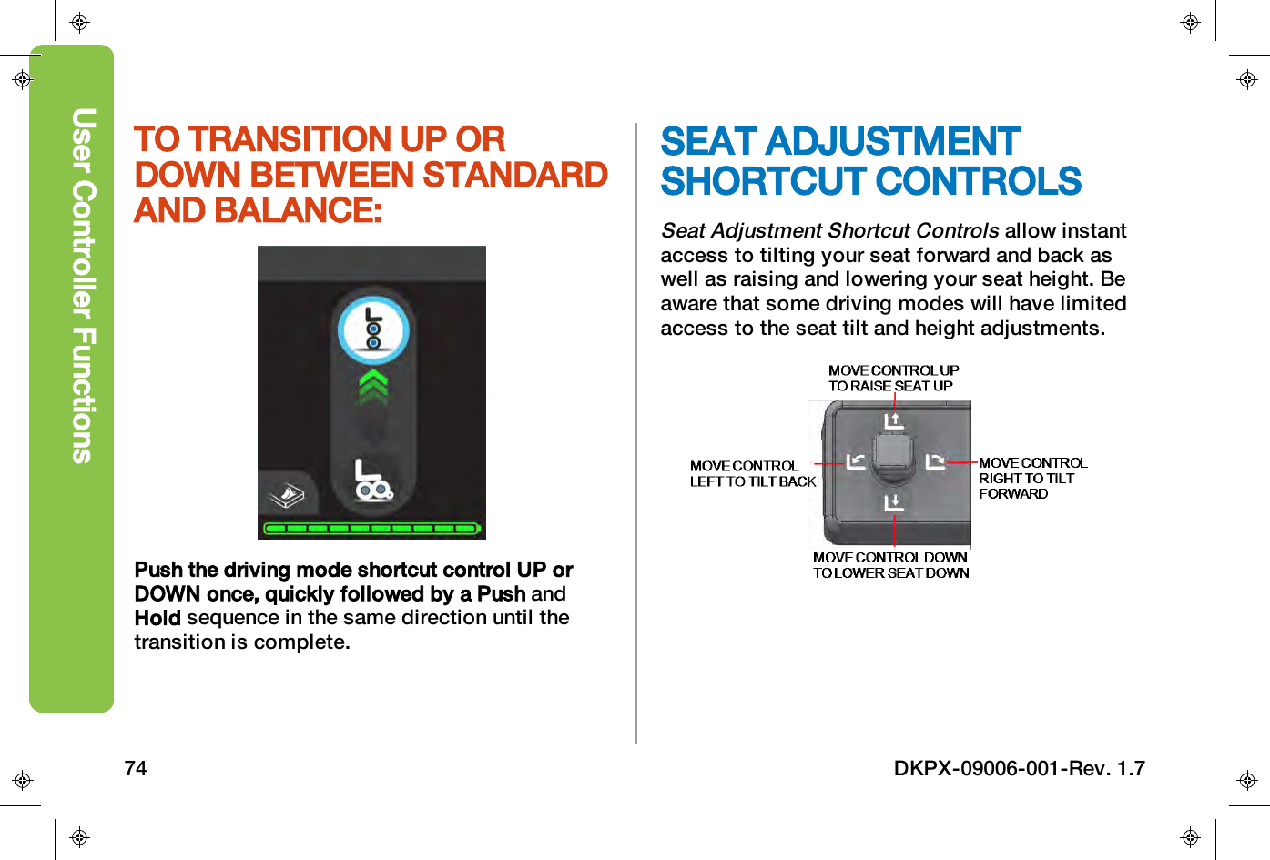 Mobius Mobility 22007 iBot Joystick controller User Manual iBOT User Guide