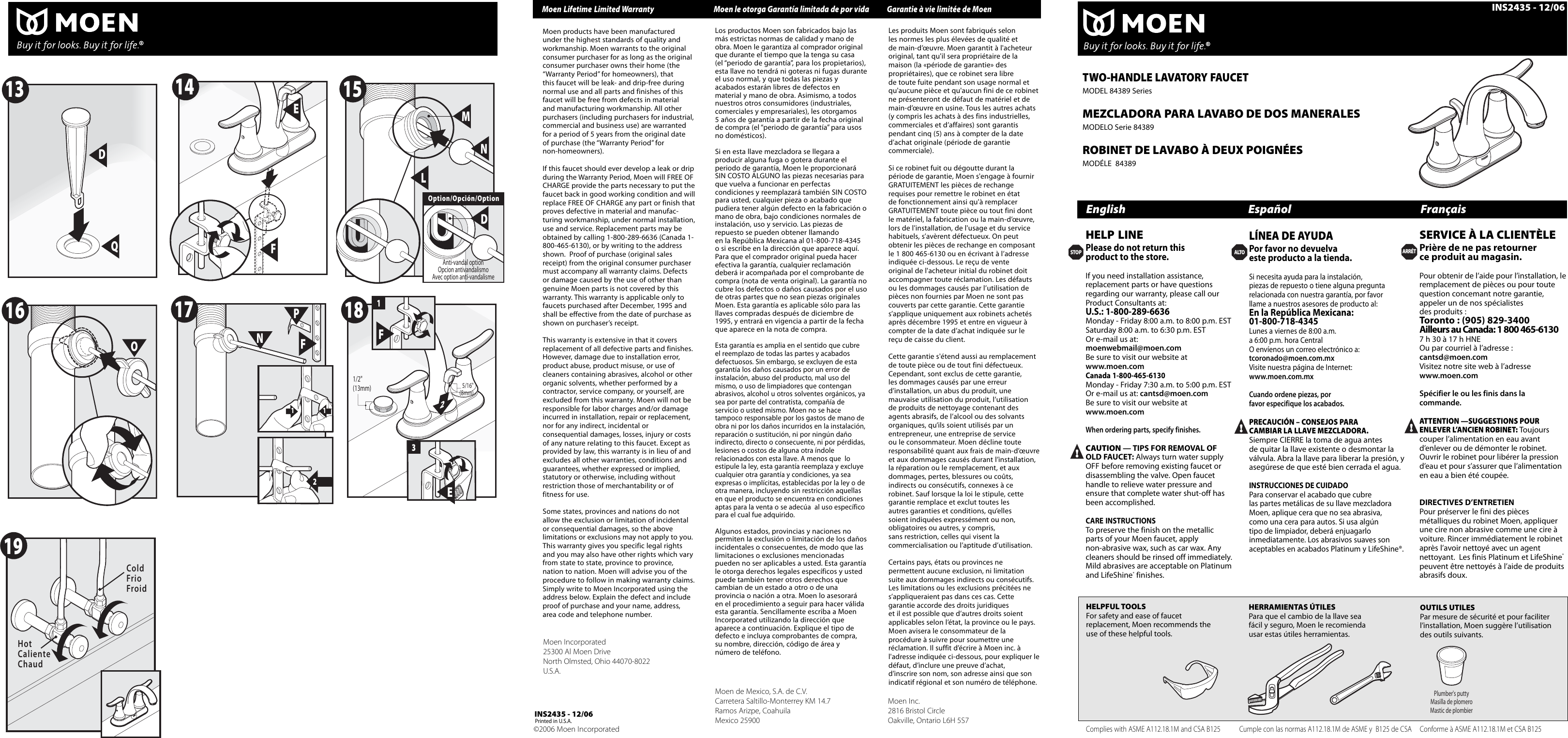 Moen 84389 Series Users Manual INS2435_22 5x11