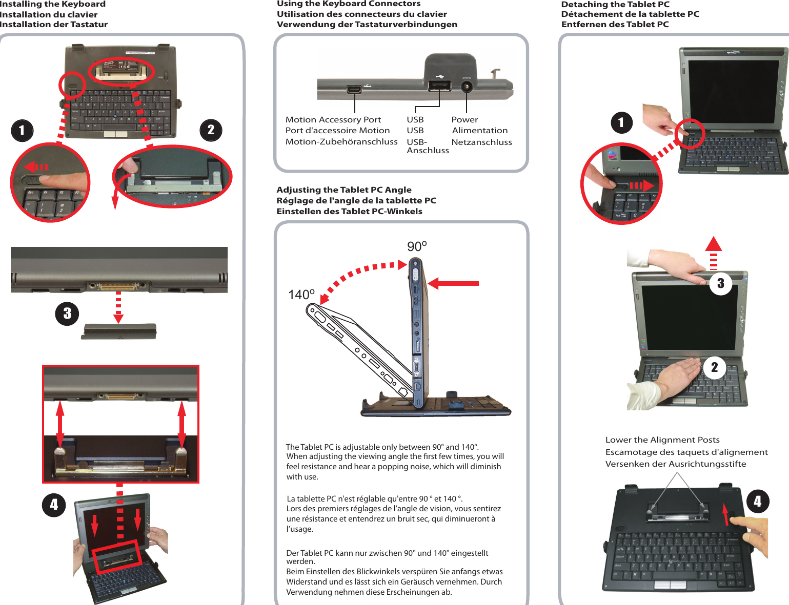 Motion Computing Convertible Keyboard For The Le Series Installation ...
