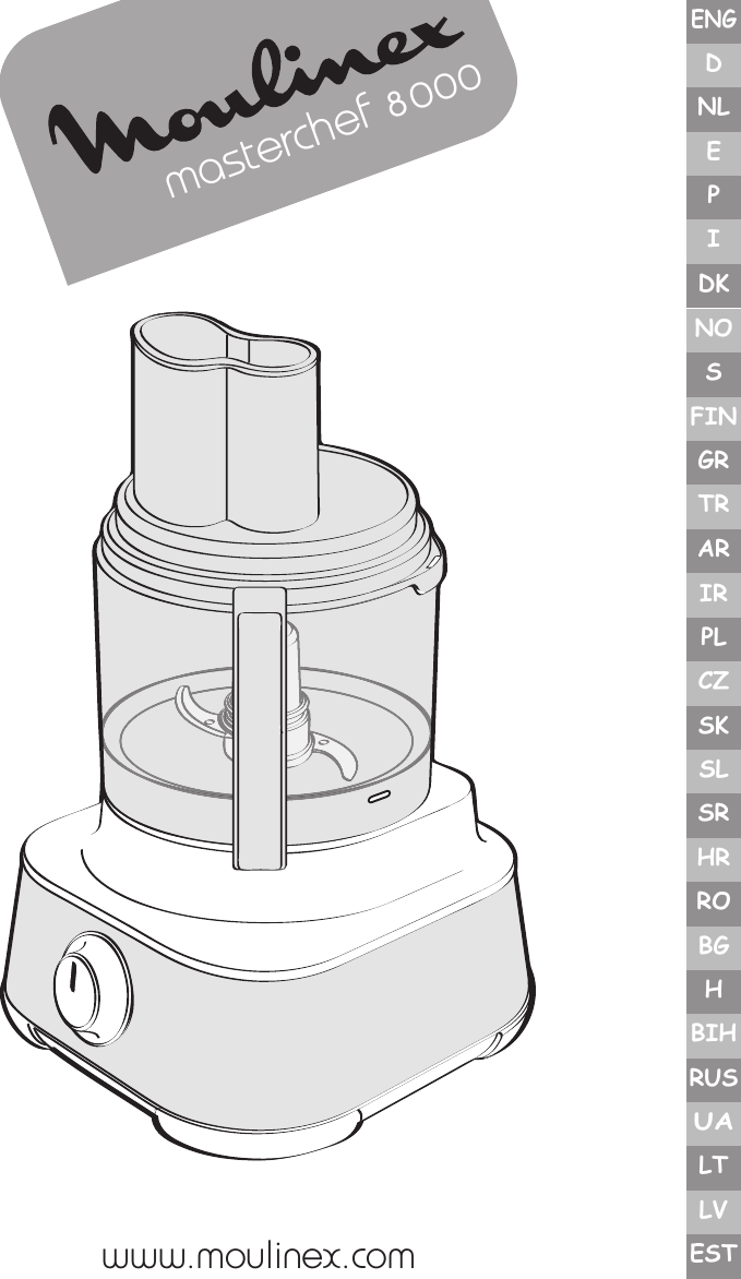 Moulinex Masterchef 8000 Users Manual 8136 Notice SIROCCO