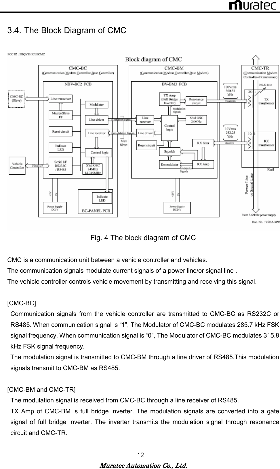 Muratec Automation VEHICLECMC CMC User Manual