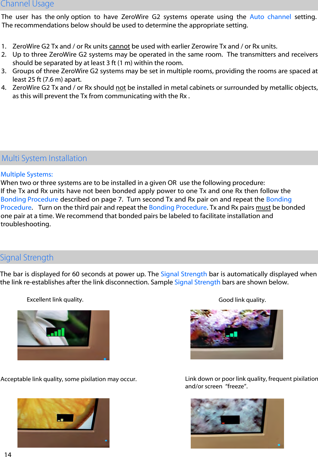 NDS Surgical Imaging WT-P42-13 ZeroWire G2 Transmitter User Manual