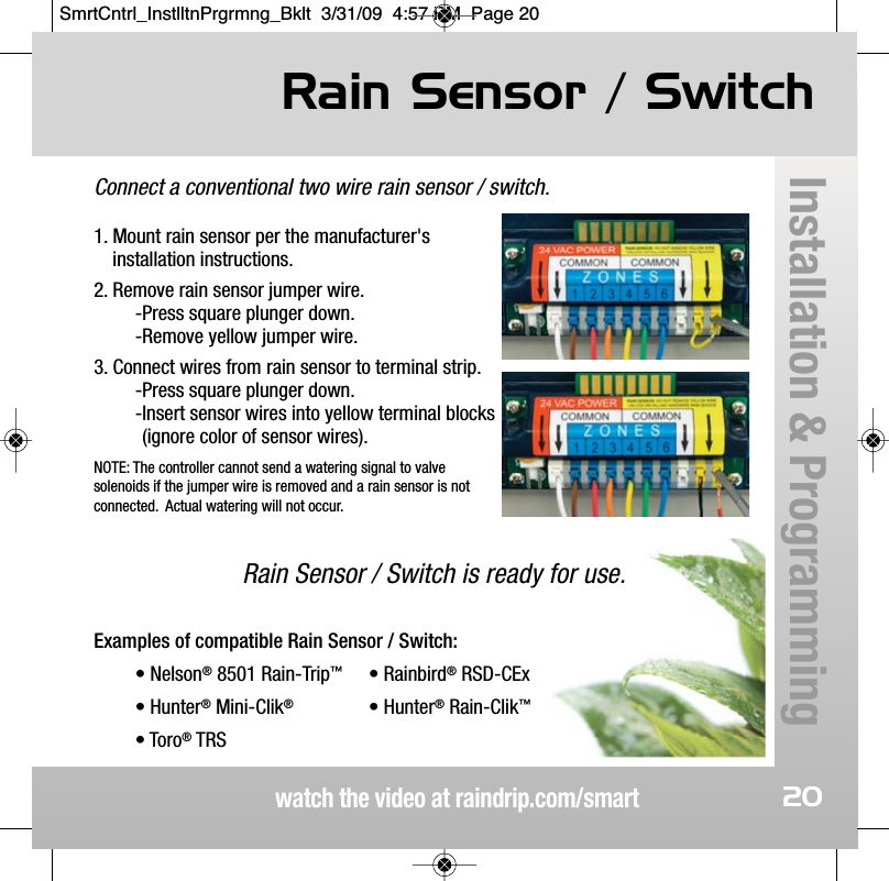 NDS RSC600I CONTROLLER User Manual Layout 1