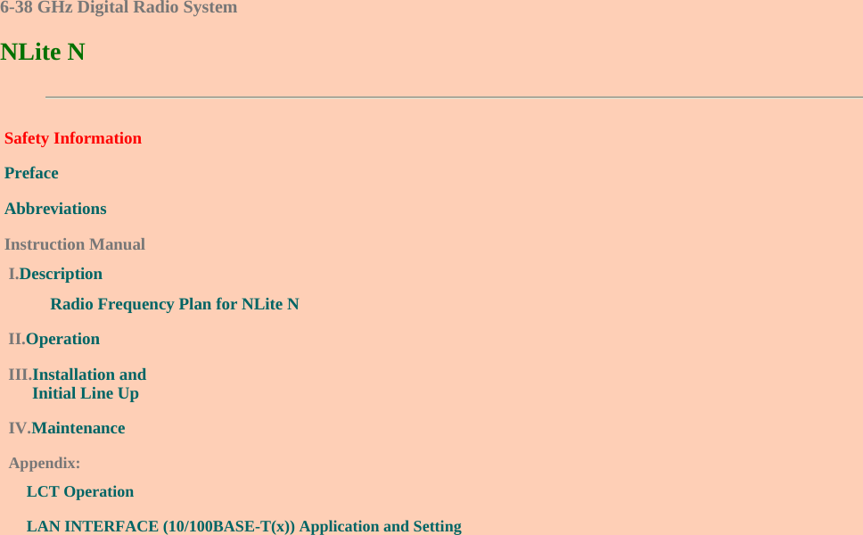 NEC of America 58155N NLite N 5.8 GHz Digital Microwave Radio User ...