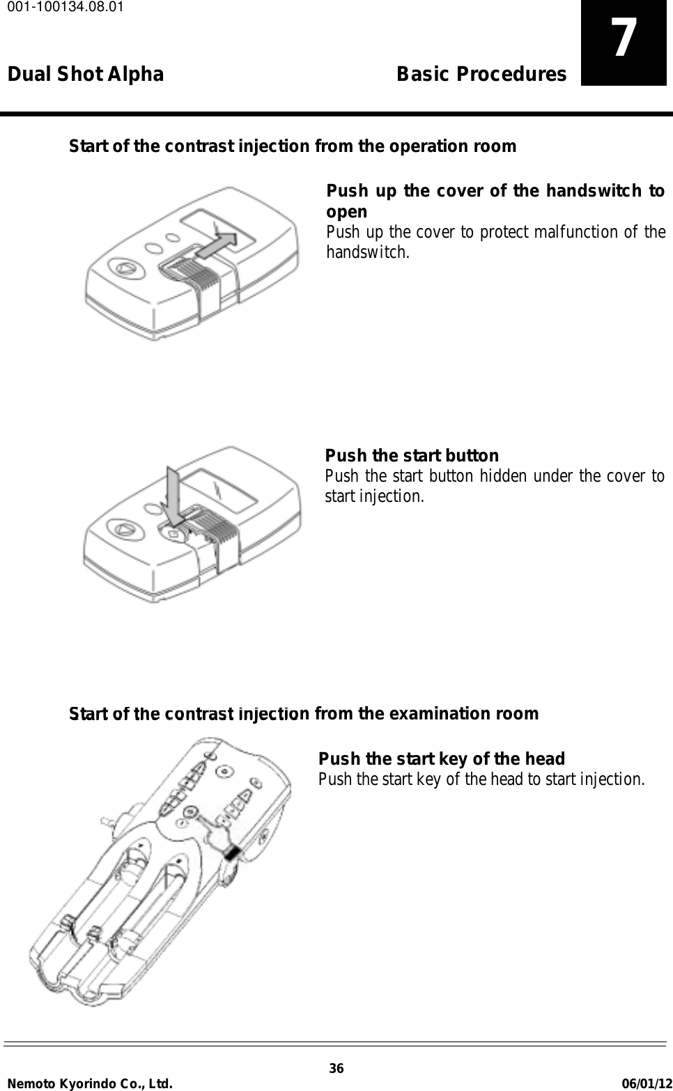 NEMOTO KYORINDO 0001 Dual Shot Alpha User Manual