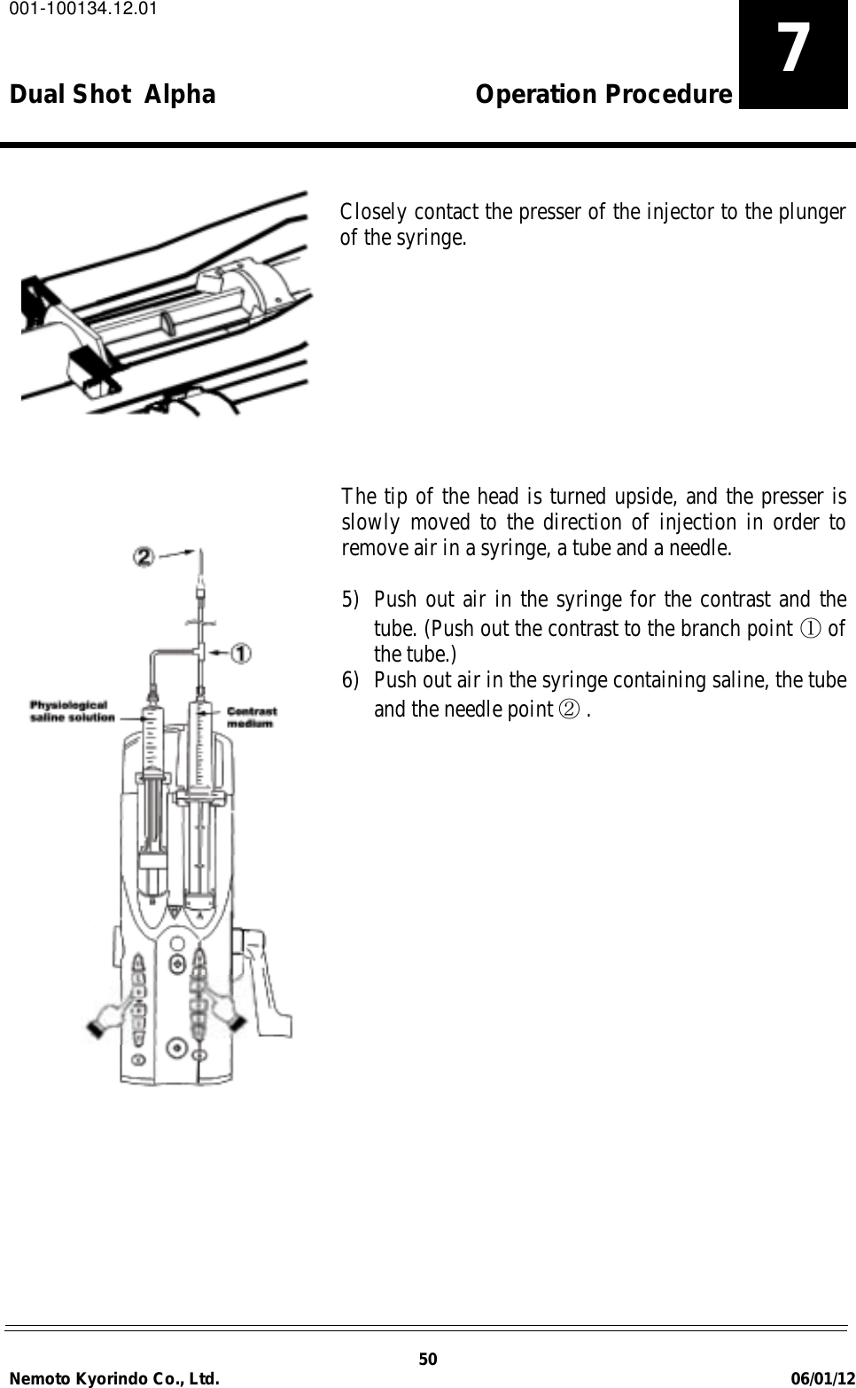 NEMOTO KYORINDO 0001 Dual Shot Alpha User Manual