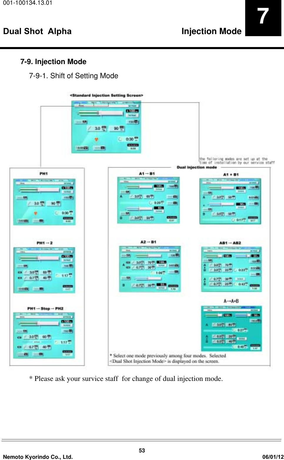 NEMOTO KYORINDO 0001 Dual Shot Alpha User Manual