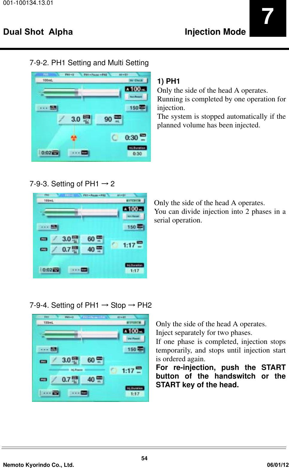 NEMOTO KYORINDO 0001 Dual Shot Alpha User Manual