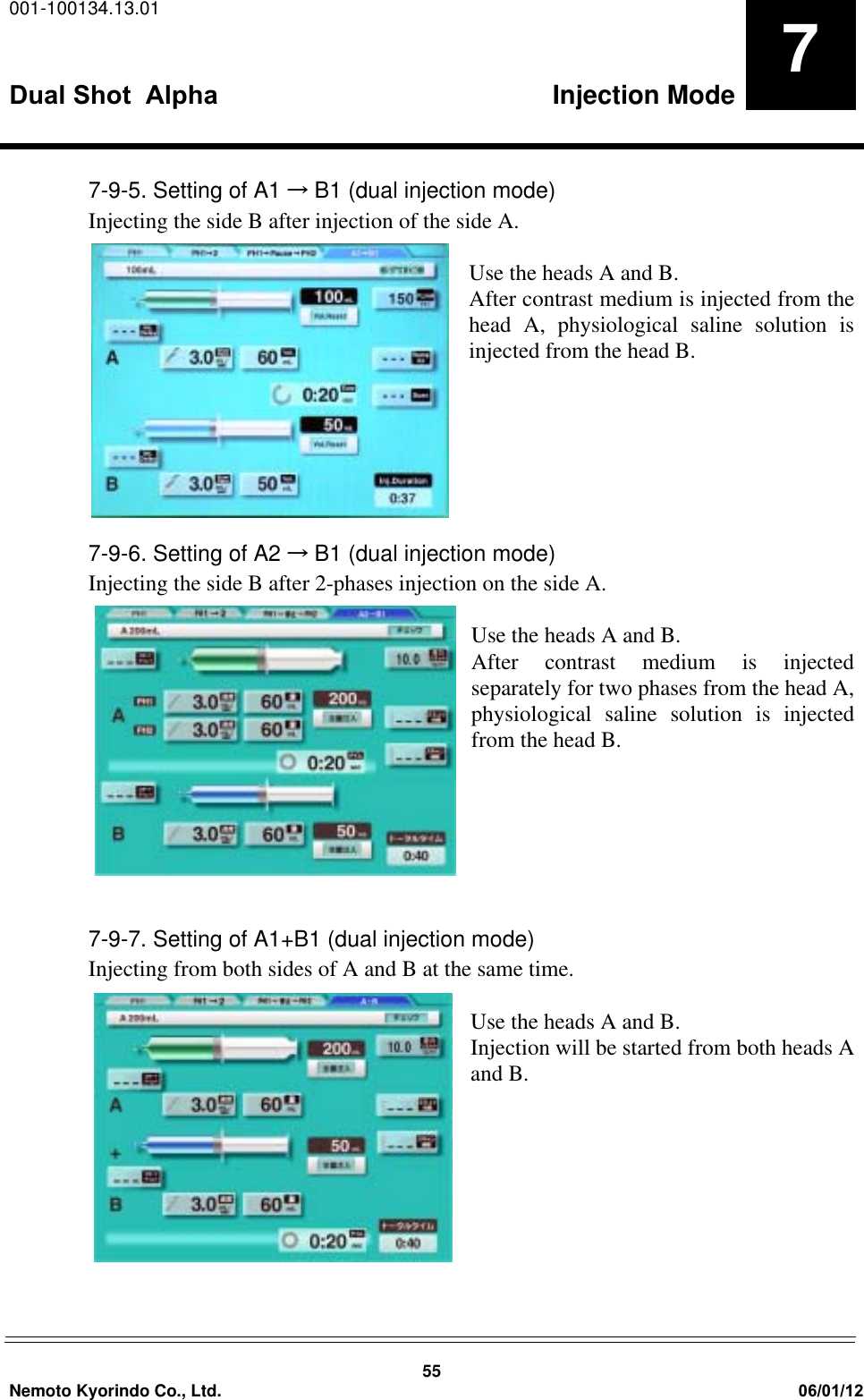 NEMOTO KYORINDO 0001 Dual Shot Alpha User Manual