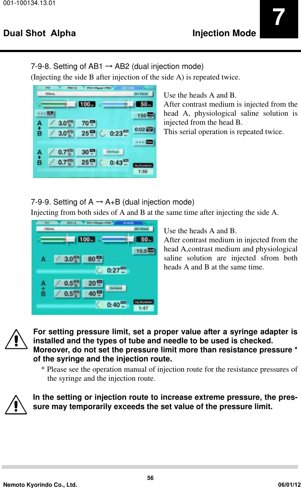NEMOTO KYORINDO 0001 Dual Shot Alpha User Manual
