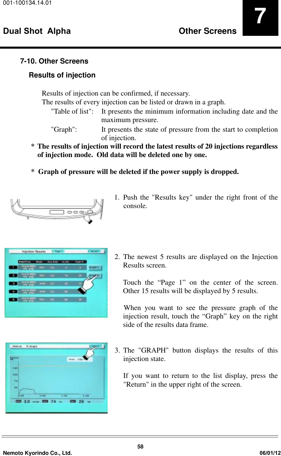 NEMOTO KYORINDO 0001 Dual Shot Alpha User Manual